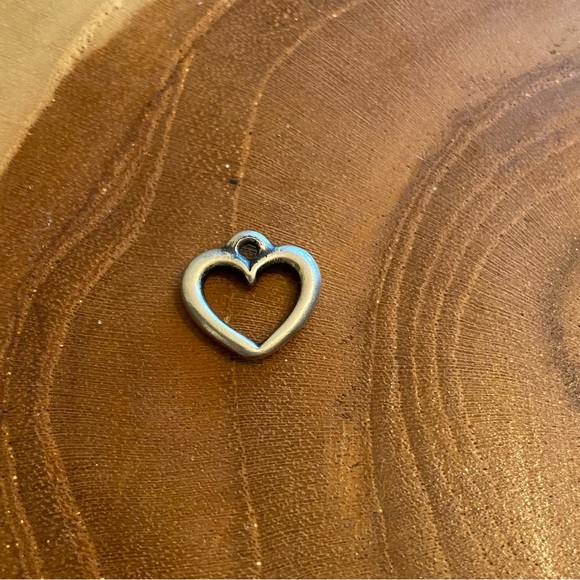 James Avery | Jewelry | James Avery Open Wire Heart Charm Sterling ...